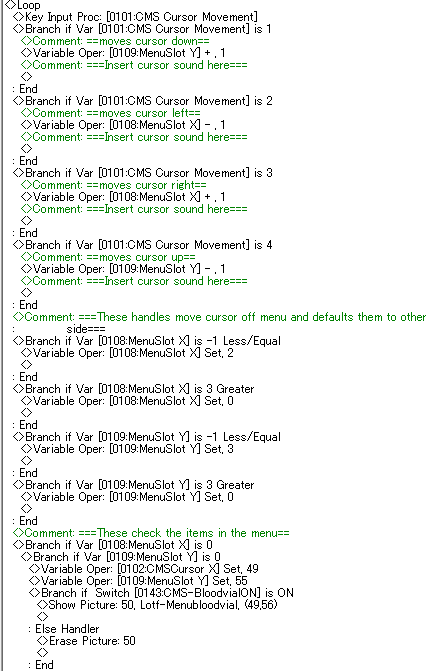 Rm2k3- Custom menu help Topic :: rpgmaker.net